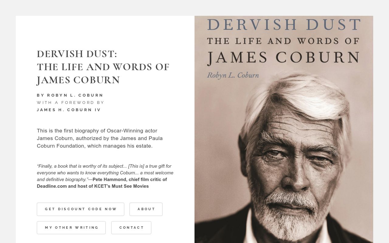 Dervish Dust: The Life and Words of James Coburn